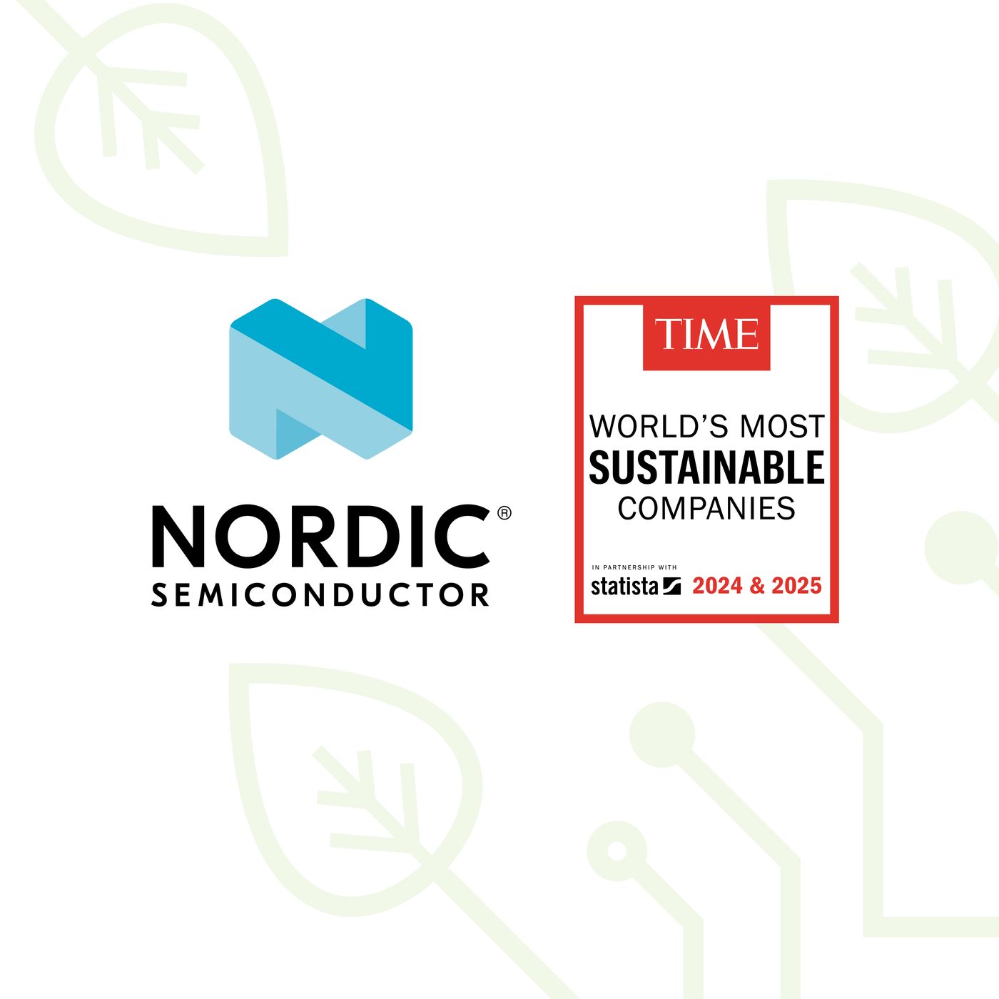 Nordic Semiconductor、TIME誌「世界で最もサステナブルな企業」2025年版で200ランク上昇 - Nordic ...